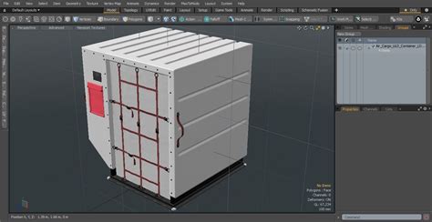 Air Cargo Uld Container Ld 2 White 3d Model 39 3ds Blend C4d Fbx