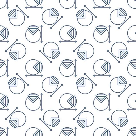 Premium Vector Math Circle Vector Mathematics Concept Line Simple Seamless Pattern