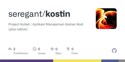Github Seregant Kostin Project Kuliah Aplikasi Manajemen Kamar Kost Php Native