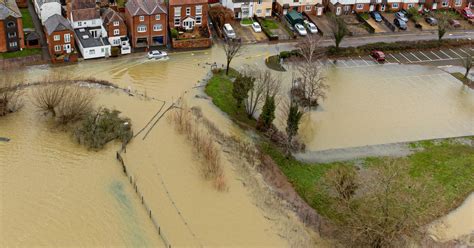 Latest Aerial Pictures Of Tewkesbury Flooding Gloucestershire Live
