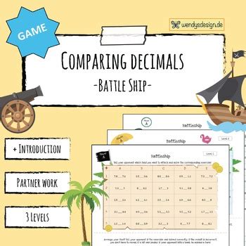 Comparing Decimals Game Battleship By WendysDesign TPT