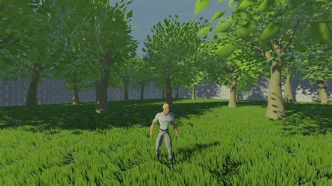 Testing Godot 3d Grass And Trees Youtube