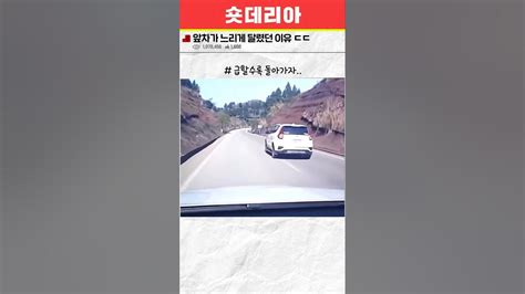 앞차가 느리게 달렸던 이유 ㄷㄷ Youtube