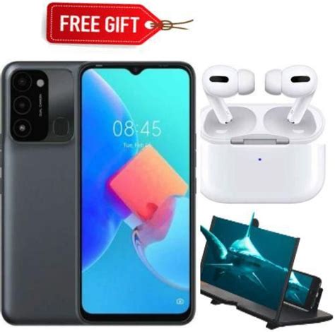 Tecno Spark C Gb Gb Dual Sim Grey Hd Magnifier Earpods Price From Jumia In Kenya
