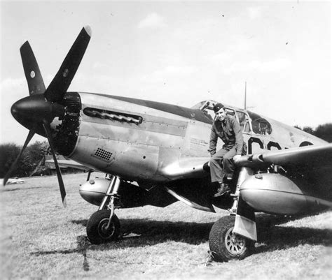 Lt Felix Kozaczka 363rd Fighter Group On P 51b Mustang World War Photos
