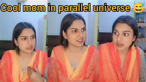 Cool Mom In Parallel Universe 🥲😀relatable Funnyvideo Mom Coolmom