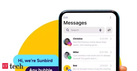 Sunbird Sunbird Shuts Its Imessage App For Android Amid Security Concerns The Economic Times