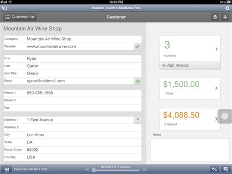 The Mac Office Estimates And Invoices FileMaker Pro 12 Starter Solution