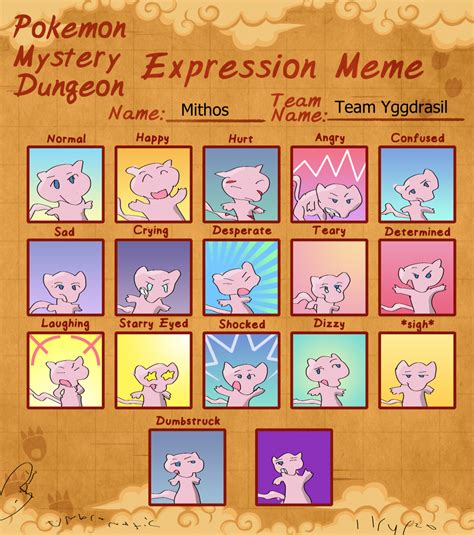 Pokemon Mystery Dungeon Expression Meme