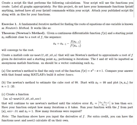 Solved Create A Script File That Performs The Following