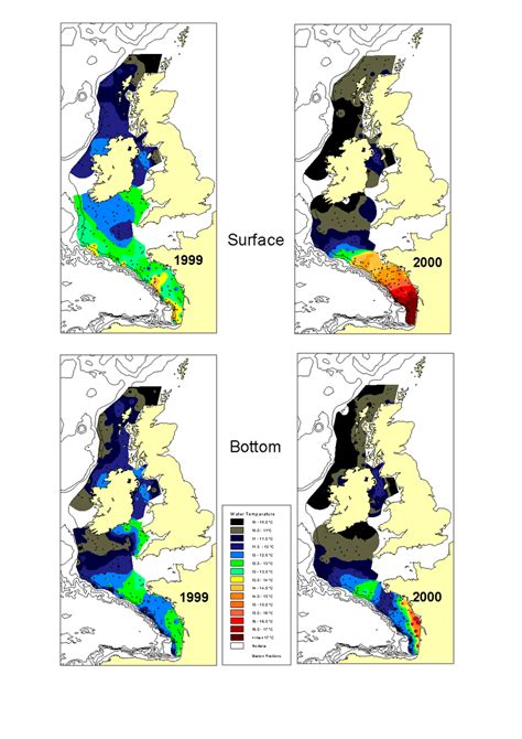 2 Surface And Bottom Water Temperature Observed In The Iprost Area In