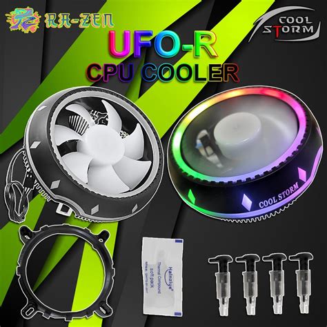 Jual Cpu Cooler Fan Processor Imperion Coolstorm Ufo R Rgb Shopee Indonesia