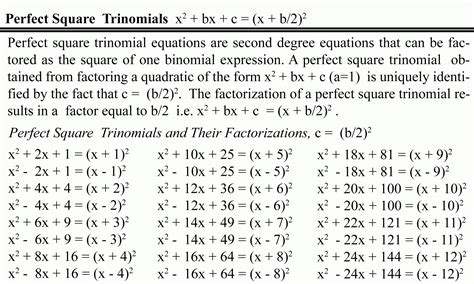 Quadratic Trinomial Factoring Worksheets