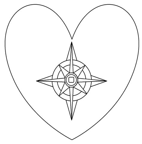 Compass Rose Coloring Pages 2025