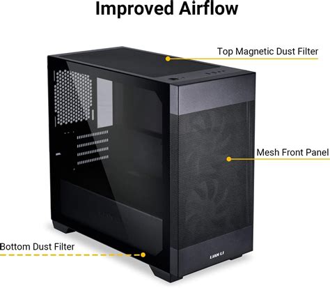 Lian Li High Airflow Micro Atx Pc Case Rgb Gaming India Ubuy