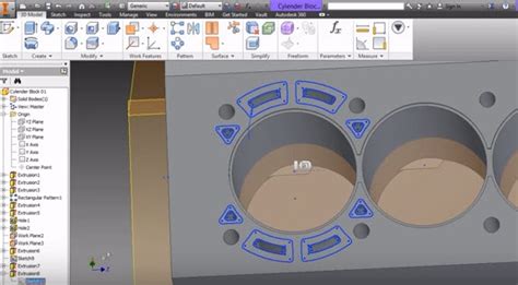 การใชโปรแกรม Autodesk Inventor ในขนตอนการเขยน D สวนประกอบของเสอสบเครองยนตV engine