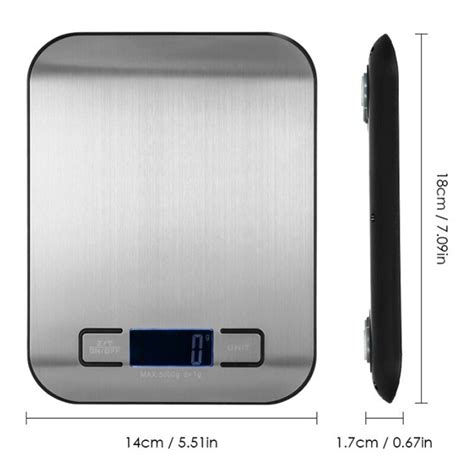 Badu Bg 5 10kg кухненска везна Преносима везна за храна Led електронни везни от неръждаема