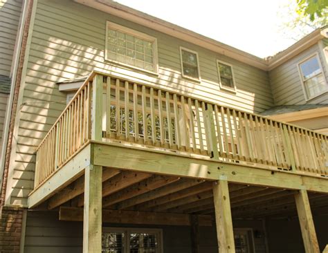 Pressure Treated Pine Deck Rebuild Nelson Exteriors