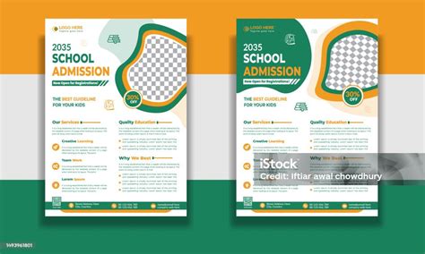 기업 클린 크리에이티브 학교 전단지 템플릿 전단지 디자인 또는 전단지 프리젠테이션 세트 교육 및 학교 관련 디자인 브로셔용 현대