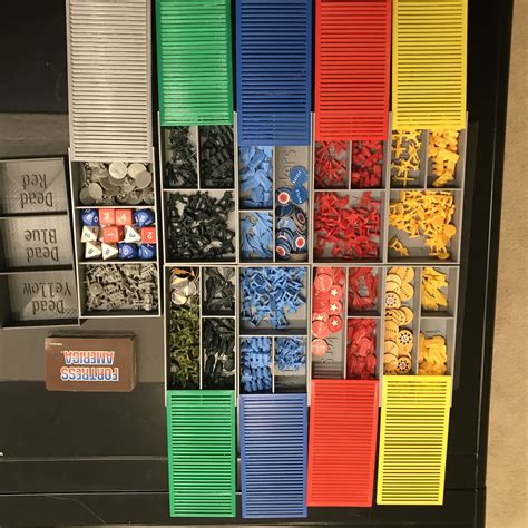 Free Stl File Fortress America Board Game Trays ♟・3d Printer Model To