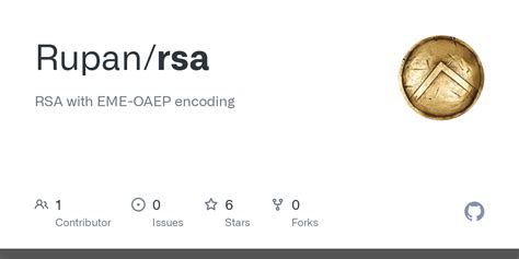 Github Rupanrsa Rsa With Eme Oaep Encoding