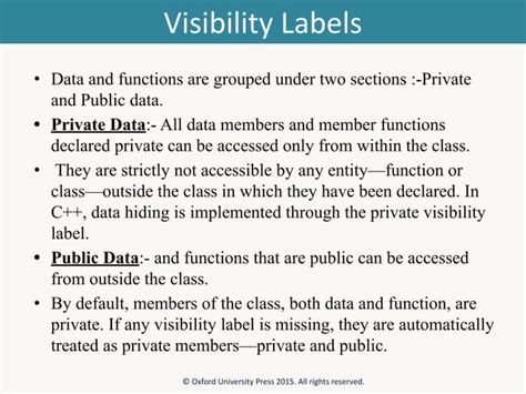 Introduction To C Class And Objects Book Notes Ppt
