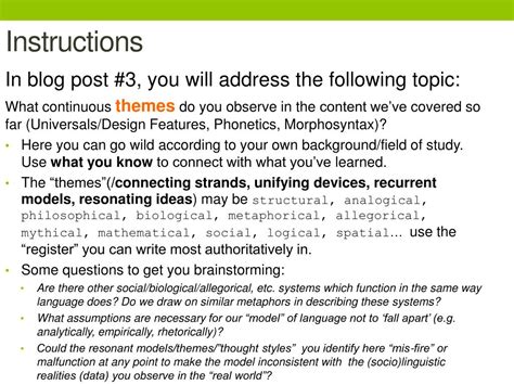 Ppt Linguistic Preliminaries Part Ii Intro To Morphosyntax Powerpoint Presentation Id 1400910