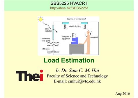 Pdf Load Estimation Ibsehkibsehksbs5225sbs5225161705 Loadpdf