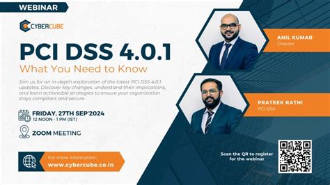 Cybercube Services On Linkedin Webinar Pcidss Cybersecurity Compliance Datasecurity