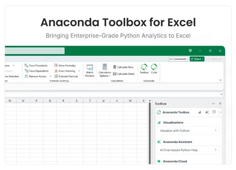 Bring Enterprise Grade Python Analytics To Excel With Anaconda Toolbox Anaconda