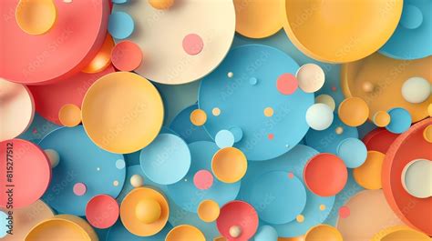 Giant Bubble Flat Design Top View Bubble Theme Animation Analogous