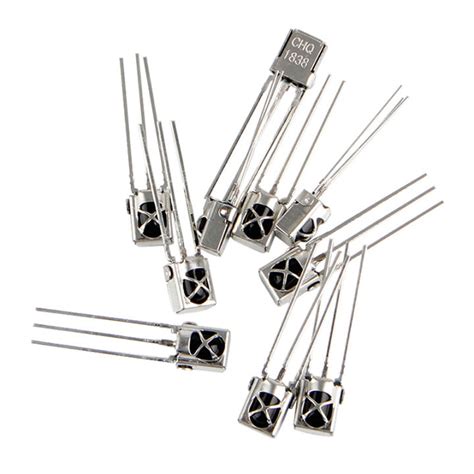 10pcs Tl1838 Vs1838b 1838 38khz Ir Infrared Receiver With Metal Case