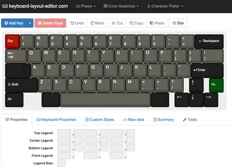 Keyboard Layout Editor Change Font Hostcoach