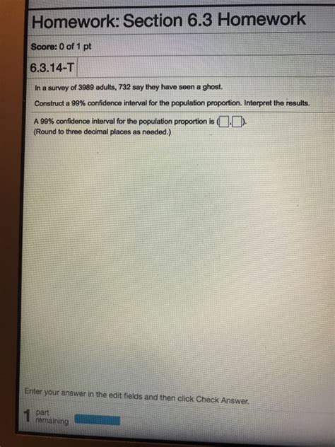 Solved Homework Section 6 3 Homework Score 0 Of 1 Pt