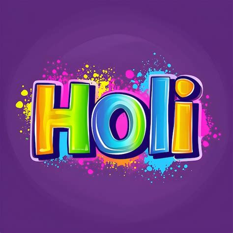 Happy Holi Colorful Text Images Free Download On Freepik