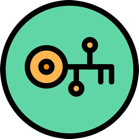 Smart Key Generic Outline Color Icon