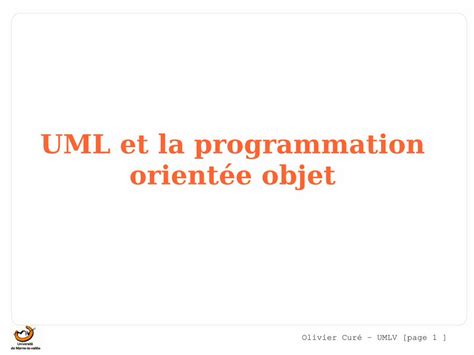 Pdf Uml Et La Programmation Orient E Objet Perso Univ Mlv Frperso Univ Mlv Fr Ocure Ocuml