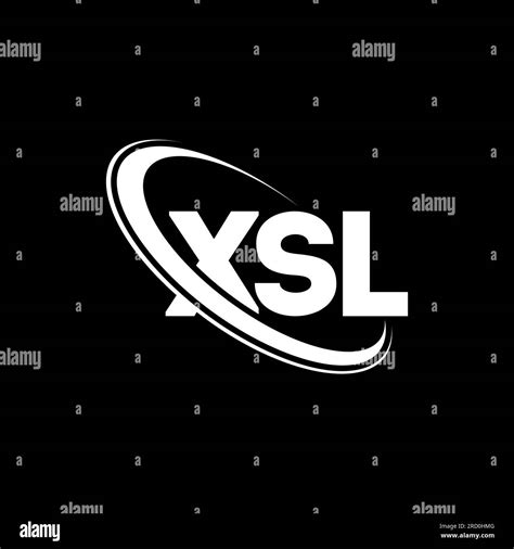 XSL Logo XSL Letter XSL Letter Logo Design Initials XSL Logo Linked With Circle And Uppercase