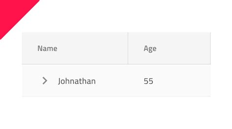 Tree Grid Design System Component