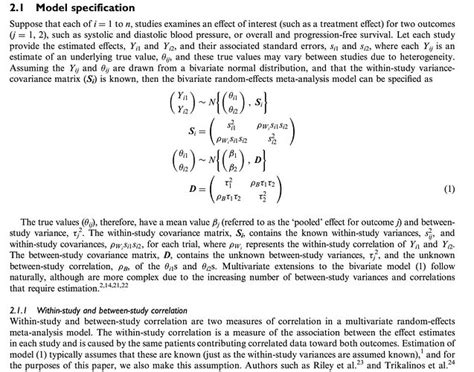 How To Specify Prior For Within Study Correlation Modeling The