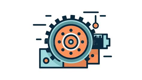 表示使用数据分析来预测设备故障的预测维护图标并用生成人工智能创建 库存例证 插画 包括有 情况 塑造 277192615