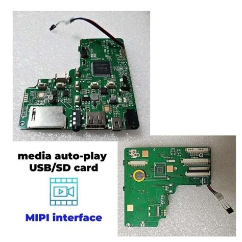 Multimedia Display Board Mipi Support Usb And Sd Input