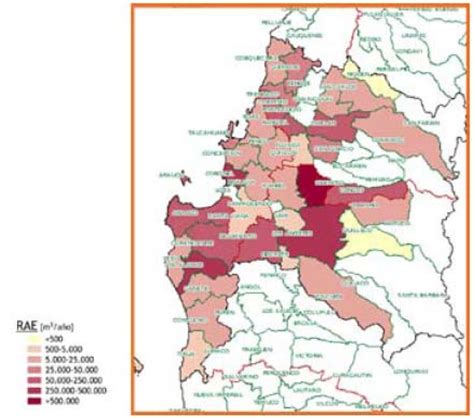 Distribution Of Primary Mill Residues In The Region Of Bio Bio Chile