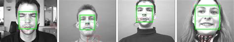 Face And Eye Detection Results On Sample Frames From The Bioid Dataset