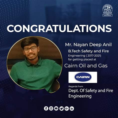 Placement Feeds Safety And Fire Engg Cusat On Linkedin