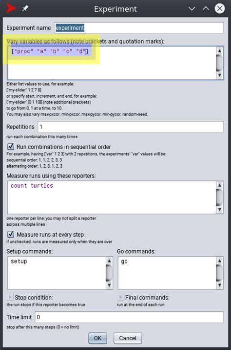 Netlogo Using Procedures As Model Parameters Stack Overflow