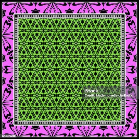 추상적인 디자인 손을 장식 요소와 함께 그려진된 꽃 형상 패턴 벡터 일러스트입니다 카드 목도리 손수건 패션에 대 한 서식 파일 디자인 인쇄 공단에 대한 스톡 벡터 아트 및