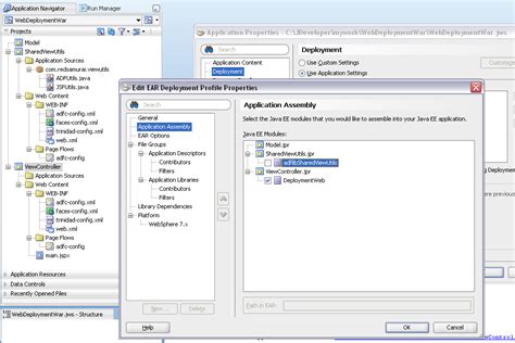 Andrej Baranovskij Blog Few Hints About Adf 11g Web Deployment Profiles