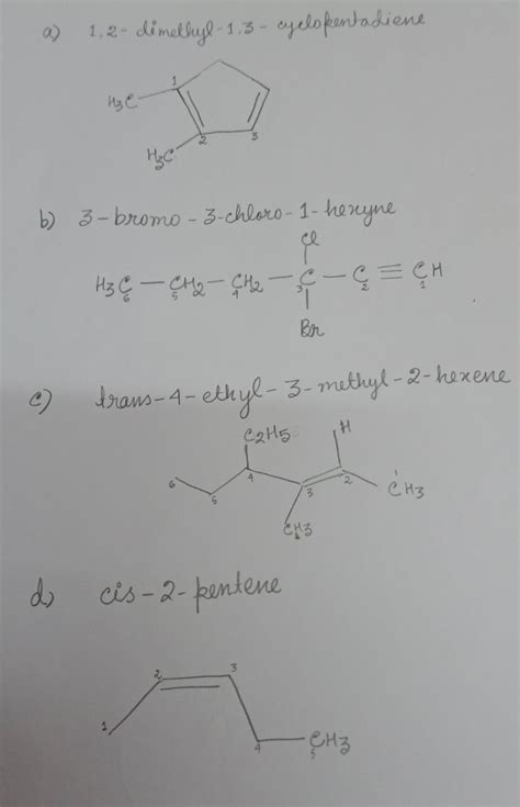 [solved] Draw Condensed Structural Formula Of The Following Organic Course Hero