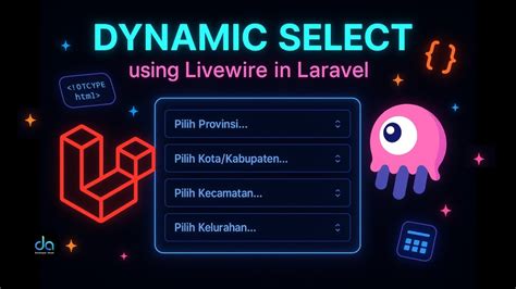 Laravel Livewire Dynamic Select Dropdown Gak Pake Ribet Youtube
